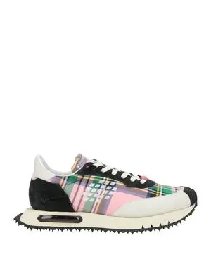 BEPOSITIVE Leather And Textile Fiber Low-top Sneakers