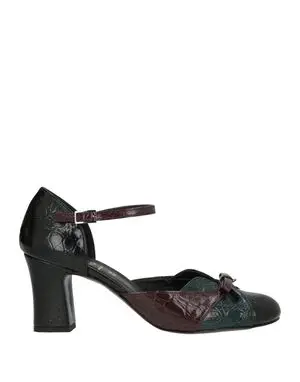 OVYE Leather Pumps With Bow Detailing