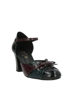 OVYE Leather Pumps With Bow Detailing
