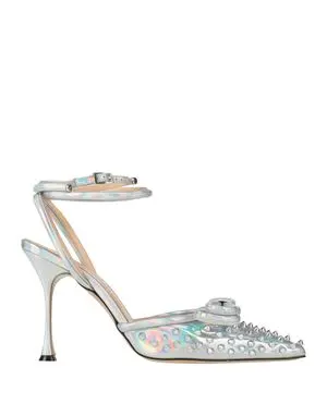 Mach & Mach Leather Bow Detailing Studded Pumps