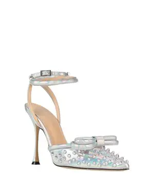 Mach & Mach Leather Bow Detailing Studded Pumps