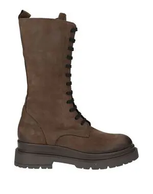 OVYE Taupe Nubuck Lace-up Boots