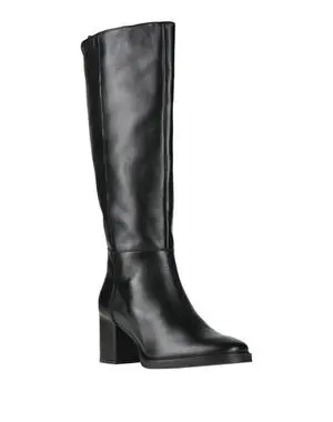 Tommy Hilfiger Pebbled Leather Block Heel Boots