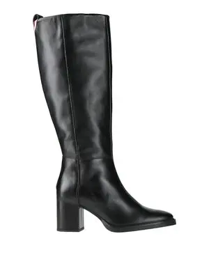 Tommy Hilfiger Pebbled Leather Block Heel Boots