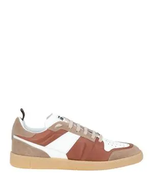 CERRUTI 1881 Calfskin Low-top Sneakers - Brown