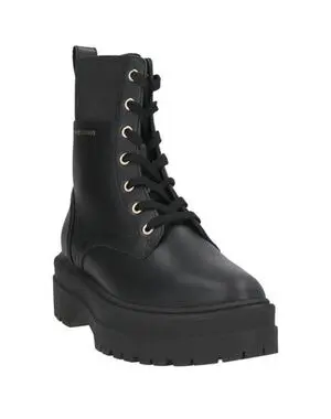 Tommy Hilfiger Leather And Textile Ankle Boots