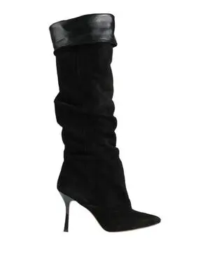 DIVINE FOLLIE Leather Over-the-knee Boots With Stiletto Heel