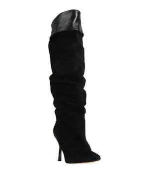 DIVINE FOLLIE Leather Over-the-knee Boots With Stiletto Heel