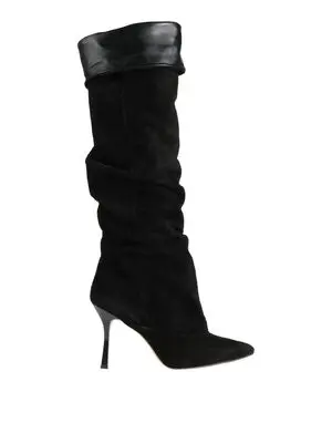 DIVINE FOLLIE Leather Over-the-knee Boots With Stiletto Heel