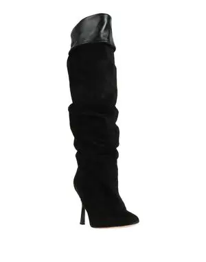 DIVINE FOLLIE Leather Over-the-knee Boots With Stiletto Heel