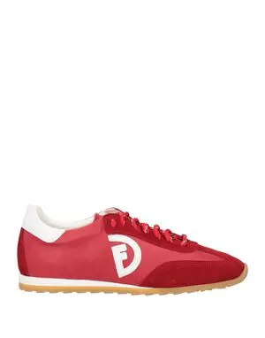 DIVINE FOLLIE Leather And Suede Low-top Sneakers