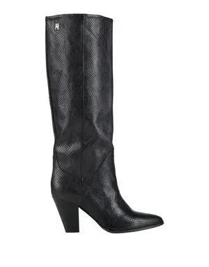 Tommy Hilfiger Leather Snakeskin-print Cowboy Boots