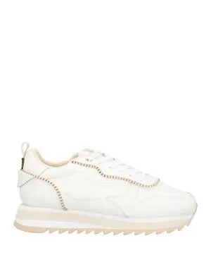 APEPAZZA Leather Low-top Sneakers With Stud Embellishments