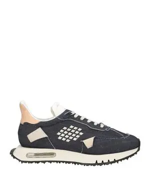 BEPOSITIVE Low-top Leather And Textile Sneakers