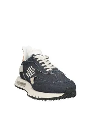 BEPOSITIVE Low-top Leather And Textile Sneakers