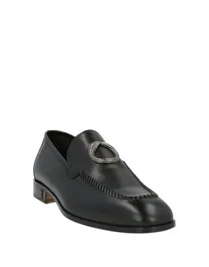 Roberto Cavalli Embellished Leather Loafers
