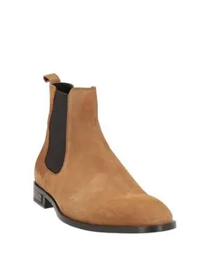 Roberto Cavalli Camel Suede Chelsea Boots