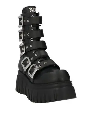 ANIYE BY Leather Chunky Wedge Ankle Boots