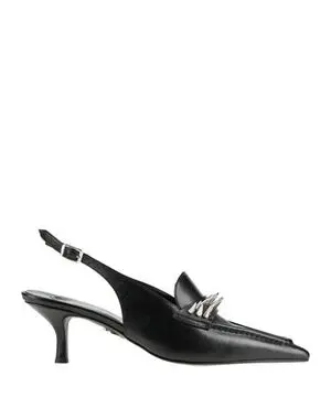 ANIYE BY Leather Appliquéd Slingback Pumps