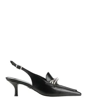 ANIYE BY Leather Appliquéd Slingback Pumps