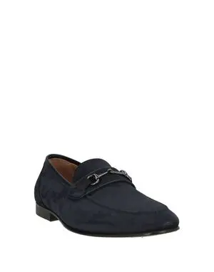 GIOVANNI CONTI Midnight Leather Loafers - Midnight Blue