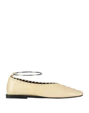 JIL SANDER Ballet Flats In Calfskin - White