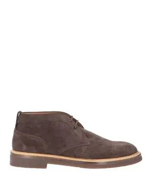 Dunhill Suede Ankle Boots - Brown