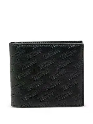 DIESEL® Embossed Logo Bi-fold Wallet - Black