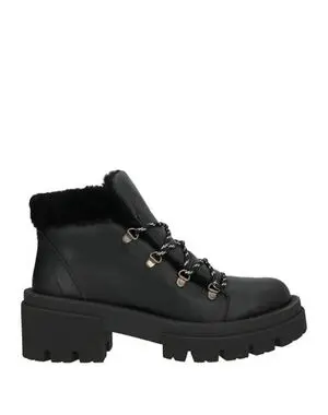 EQUITARE Joyce Ankle Boots With Shearling Lining - Black