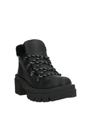 EQUITARE Joyce Ankle Boots With Shearling Lining - Black