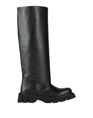 PALOMA BARCELO Leather Chunky Block Heel Boots