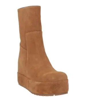 PALOMA BARCELO Suede Ankle Boots - Beige