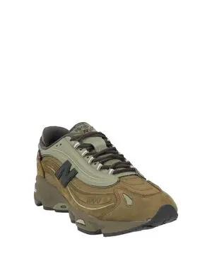 NEW BALANCE Military Cordura And Leather Low-top Sneakers - Green