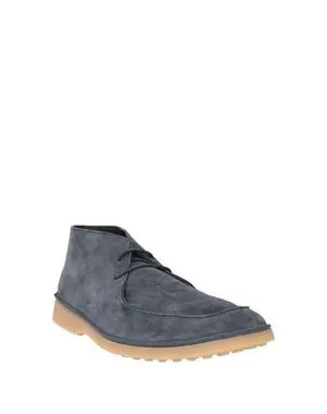 TOD'S Ankle Boots Slate Leather - Blue