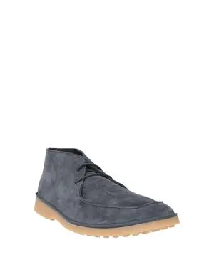 TOD'S Ankle Boots Slate Leather - Blue