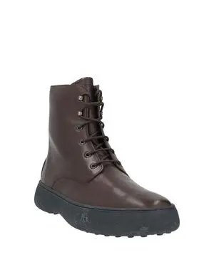 TOD'S Lace-up Ankle Boots In Leather