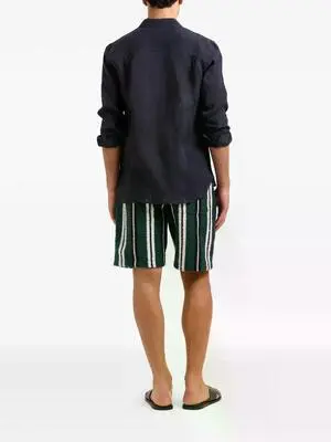 Orlebar Brown Trevone Striped Cotton Shorts