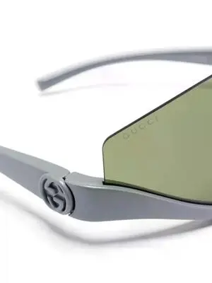 Gucci Shield-frame Sunglasses