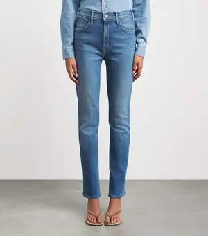 MOTHER The Hustler Skimp Flared Jeans - Blue