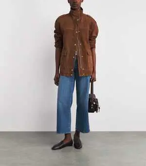 FRAME Le Slim Palazzo High-rise Wide-leg Jeans