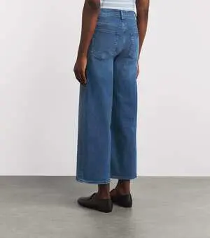 FRAME Le Slim Palazzo High-rise Wide-leg Jeans