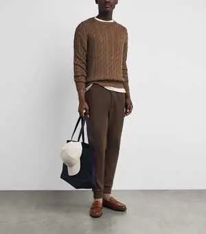 Polo Ralph Lauren Tech Knit Sweatpants - Brown