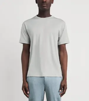 Vuori Tradewind Performance 2.0 Crewneck T-shirt - Grey