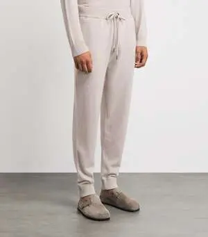 Derek Rose Cashmere Finley Sweatpants - Neutral