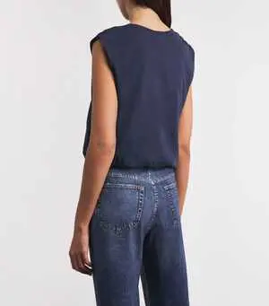 Rag & Bone Mica Bubble Hem Crop Top