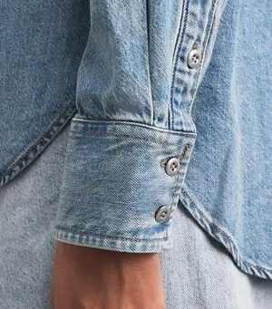 Rag & Bone Connie Denim Shirt - Blue