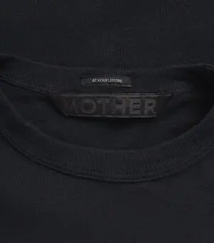 MOTHER Cotton Ribbed Long-sleeve T-shirt