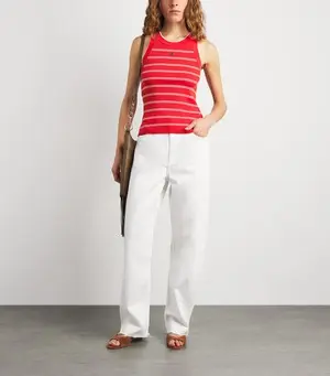 Sandro Knit Stripe Tank Top