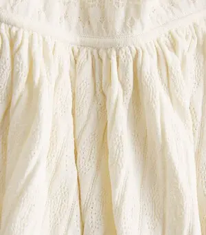 Sandro Knit Flared Maxi Skirt - Beige