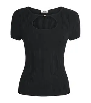 Sandro Slim Fit T-shirts For Women